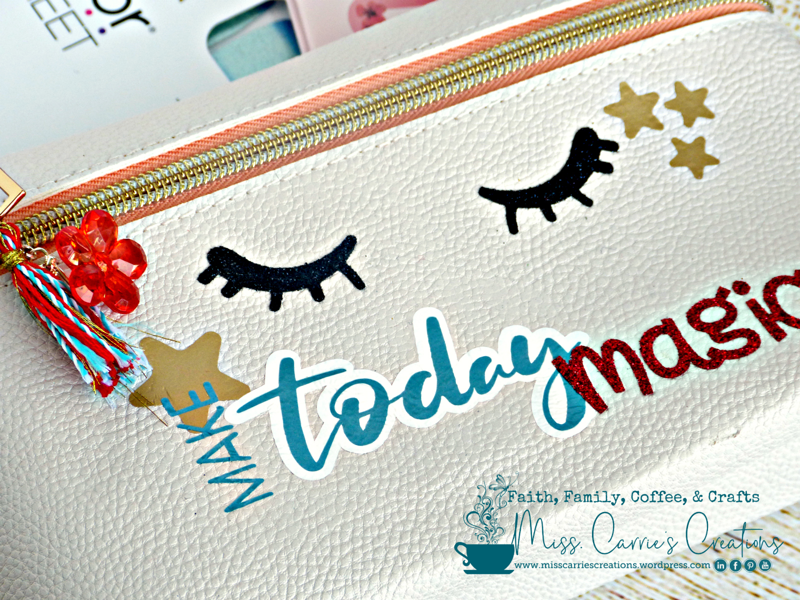 Another Reimagined Project: A Magical Beauty Bag – Miss. Carrie's Creations